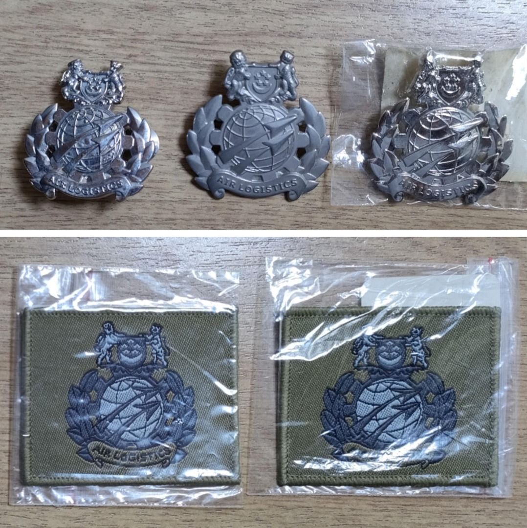 Air Force/RSAF Air Logistics Badges and Patches, Hobbies & Toys ...
