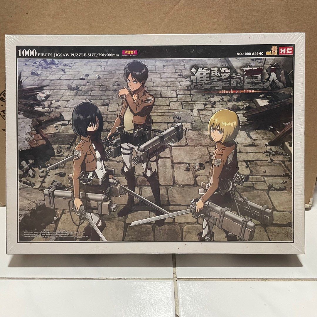 Attack on Titan/Shingeki no Kyojin Jigsaw Puzzle (1000 pieces), Hobbies ...