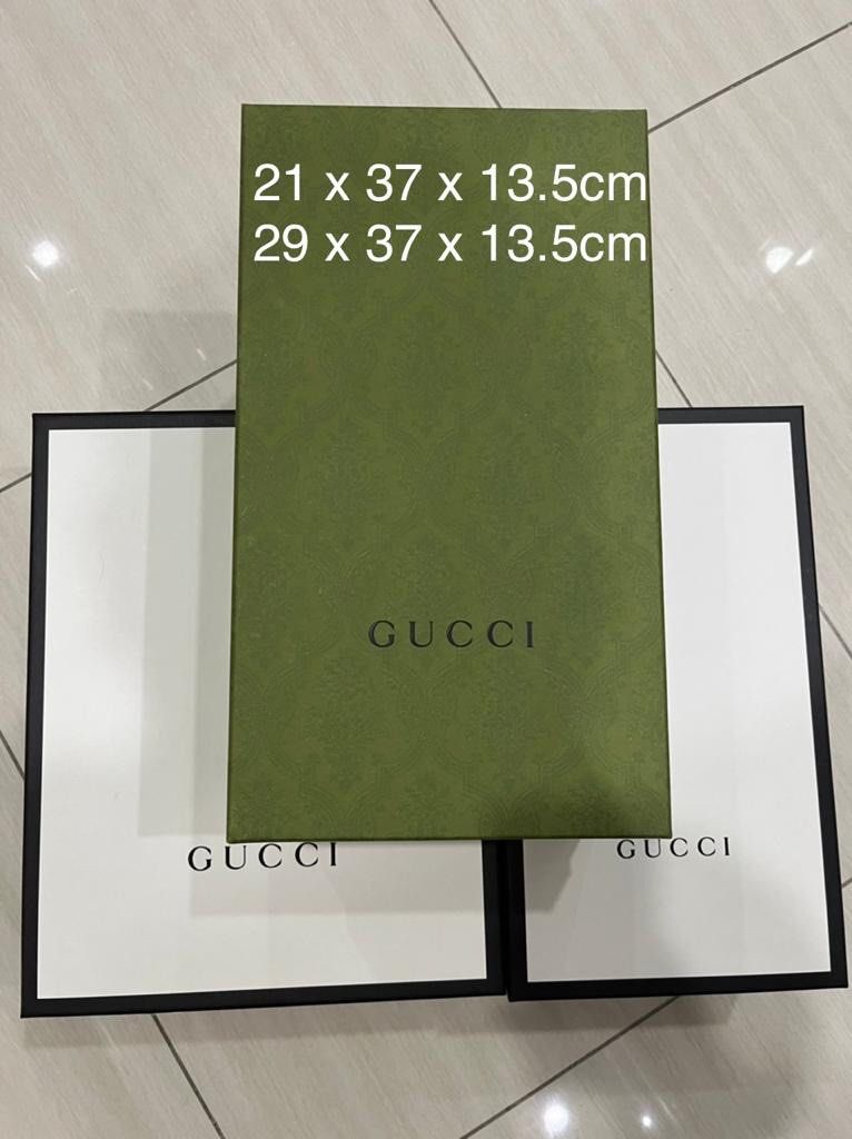 Authentic Gucci boxes, Luxury, Accessories on Carousell