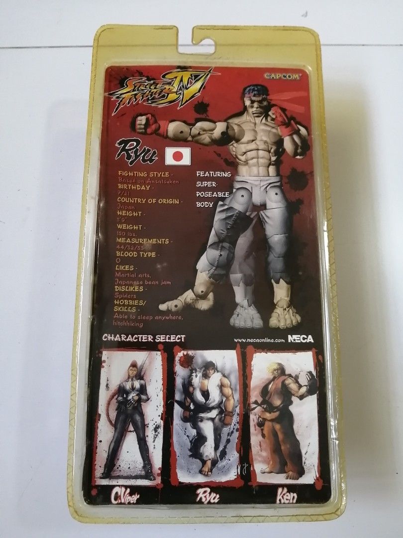Street Fighter Ryu (Alternate Colour Black), Hobbies & Toys, Toys ...