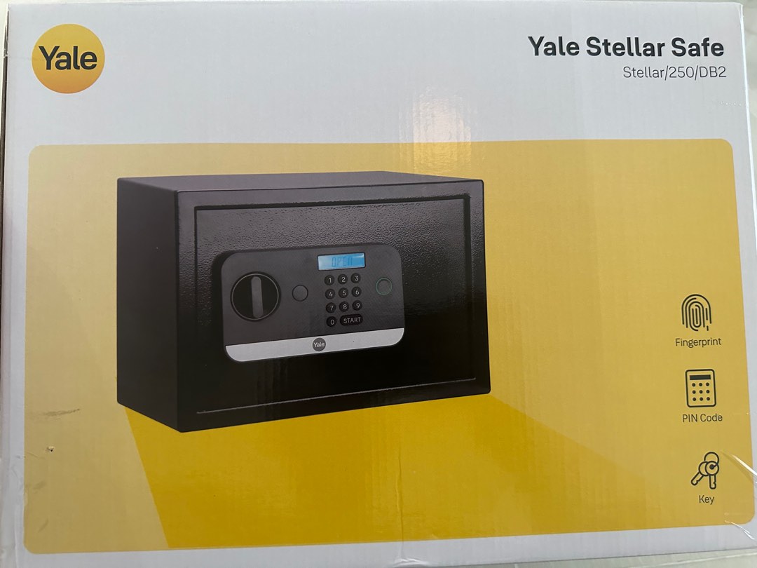 BNIB Yale Stellar Safe 250 DB2, Furniture & Home Living, Security ...