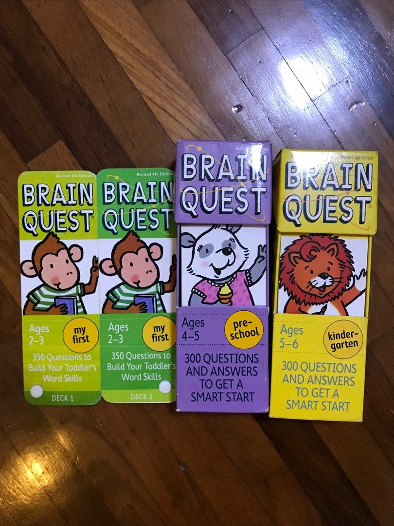 Brain Quest 2 to 6 yrs old, Hobbies & Toys, Books & Magazines, Children ...