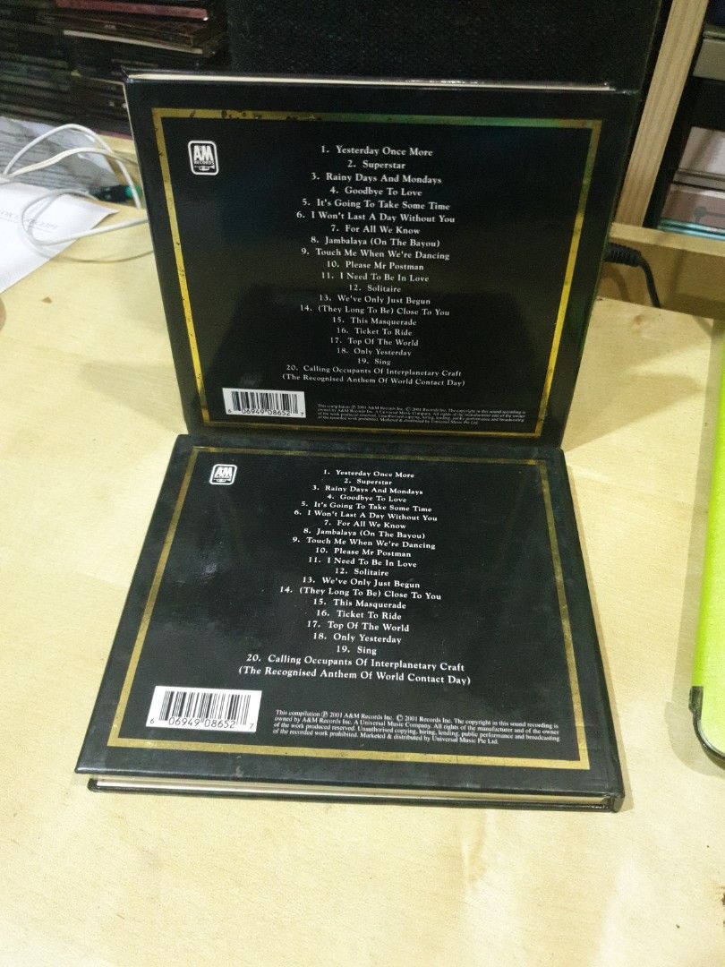 Carpenters Gold Disc, Hobbies & Toys, Music & Media, CDs & DVDs on ...