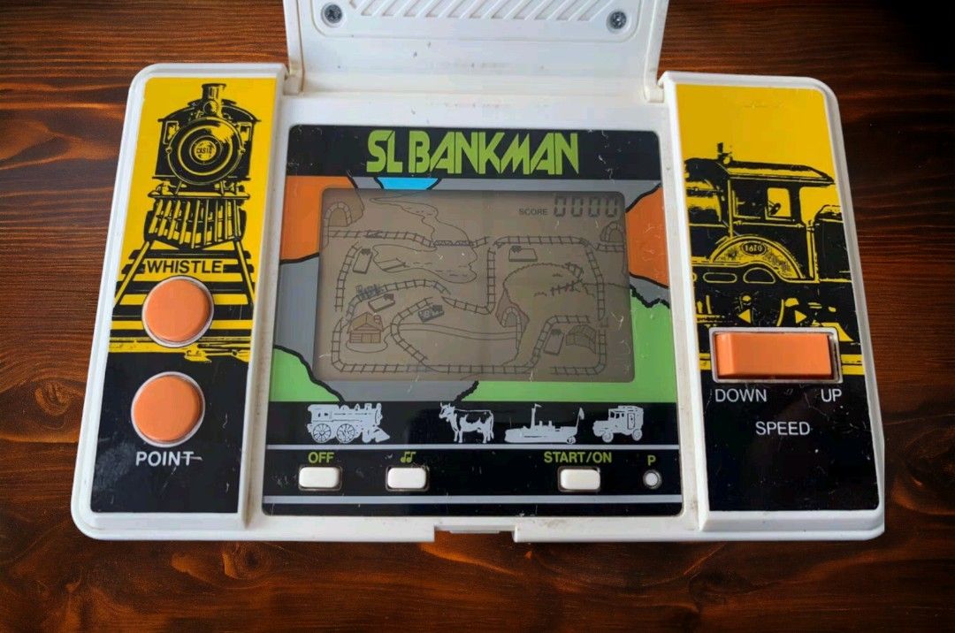 CASIO LCD HANDHELD GAME CG-360 SL BANKMAN 1986 JAPAN VINTAGE COLLECTION ...