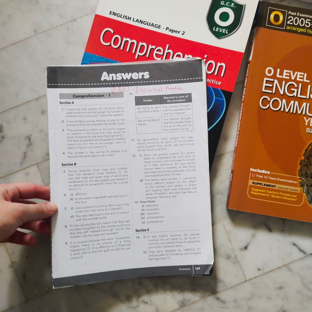 English secondary 'O' level books, Everything Else on Carousell