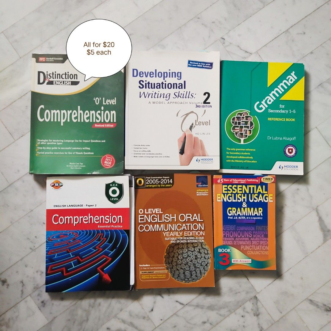English secondary 'O' level books, Everything Else on Carousell
