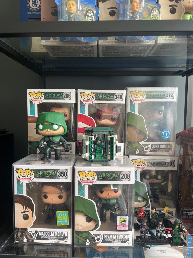 Funko Pop Green Arrow TV series full set, Hobbies & Toys, Toys & Games ...