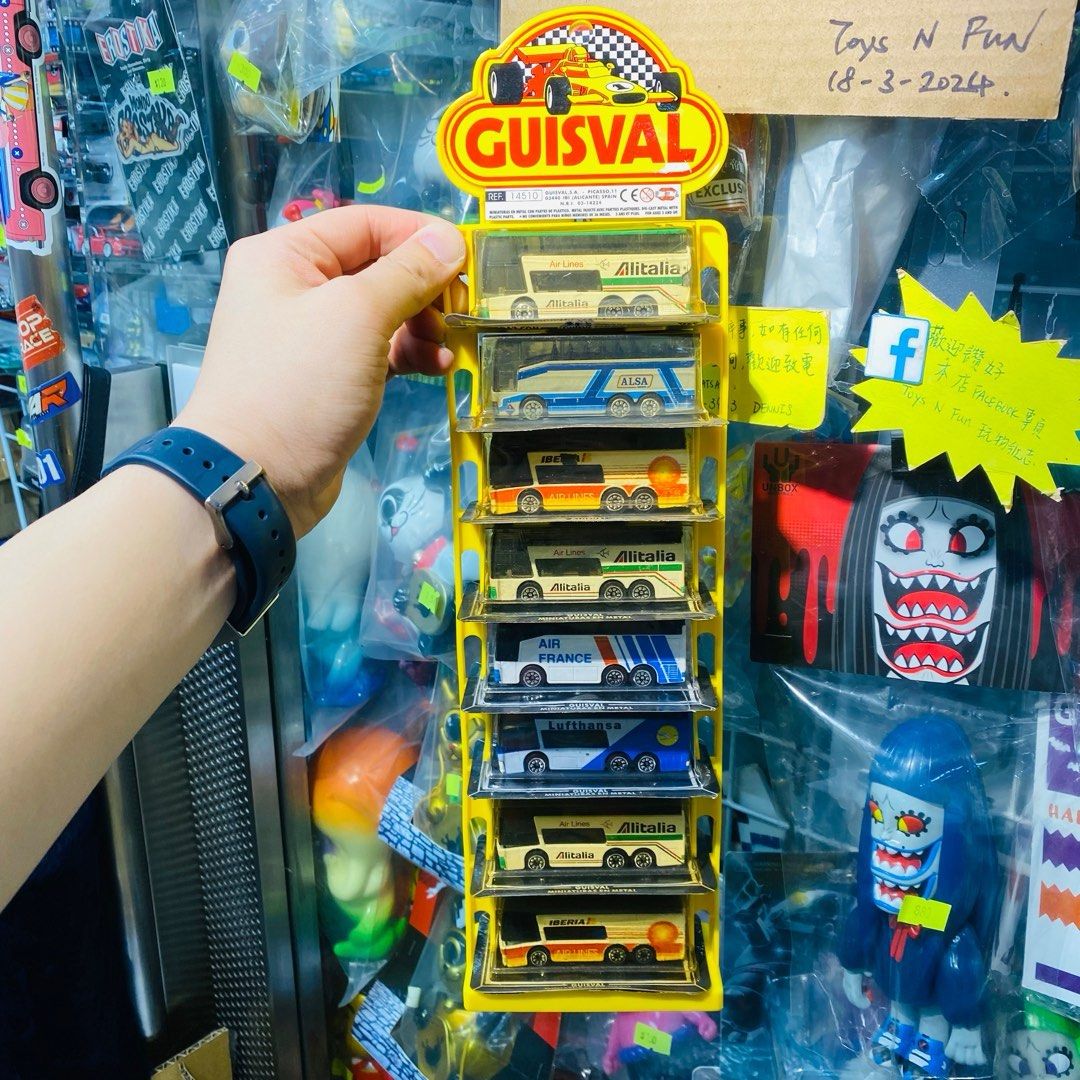 (sold out) Guisval Die-cast Model Car Shuttle Bus 8pcs with Display ...
