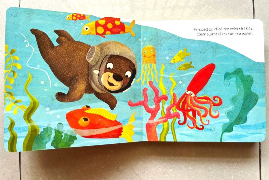 [Hardcover Board Book] An Unexpected Adventure The Underwater Bear ...