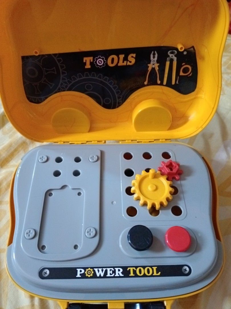 Hardware play toy tools box, Hobbies & Toys, Toys & Games on Carousell