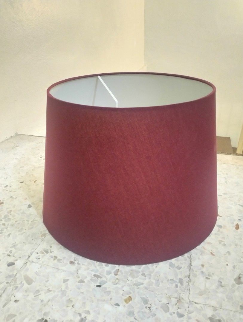 Ikea Maroon Head Lamp, Furniture & Home Living, Lighting & Fans ...