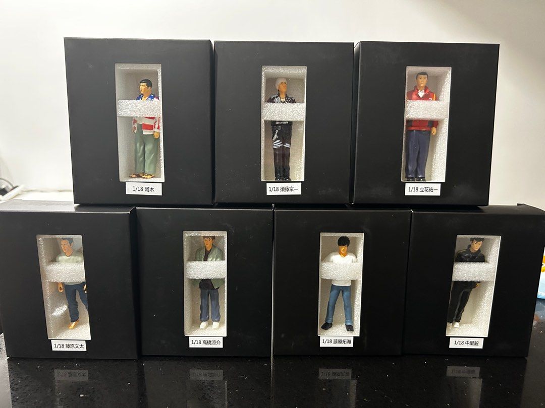 Initial D figures 1:18 scale, Hobbies & Toys, Toys & Games on Carousell