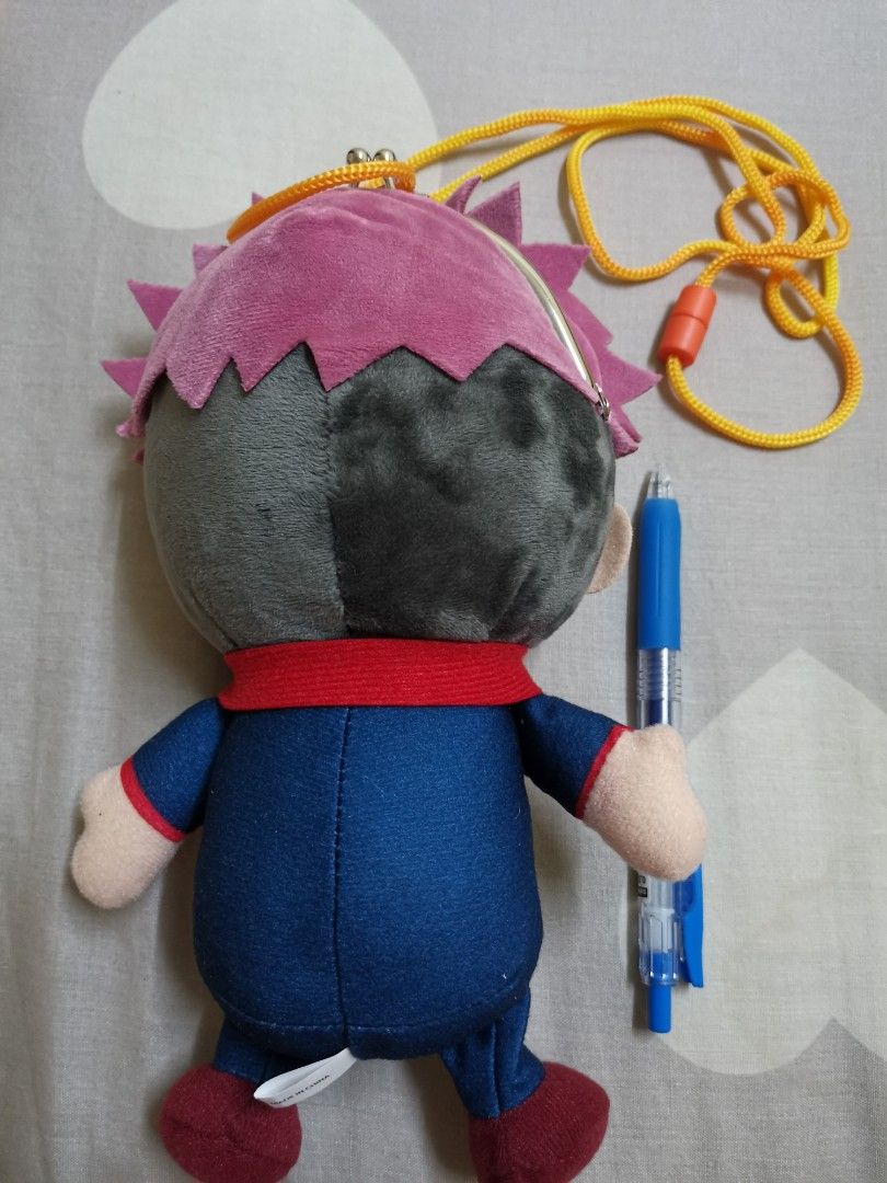 Jujutsu Kaisen Yuji neck clutch pouch, Hobbies & Toys, Toys & Games on ...