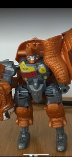 KO Transformers Beast Wars Optimus Primal Bat vs Megatron Crocodile ...