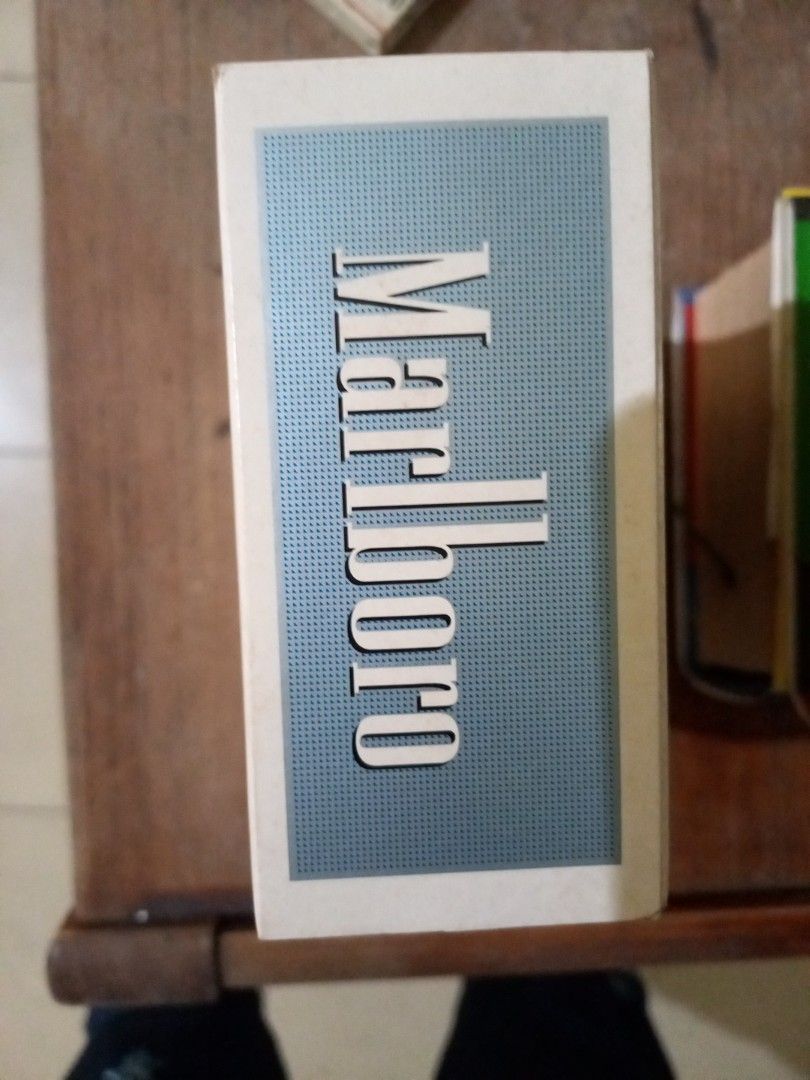 Kotak rokok Marlboro ultra lights jumbo import, Antik, Pajangan di ...