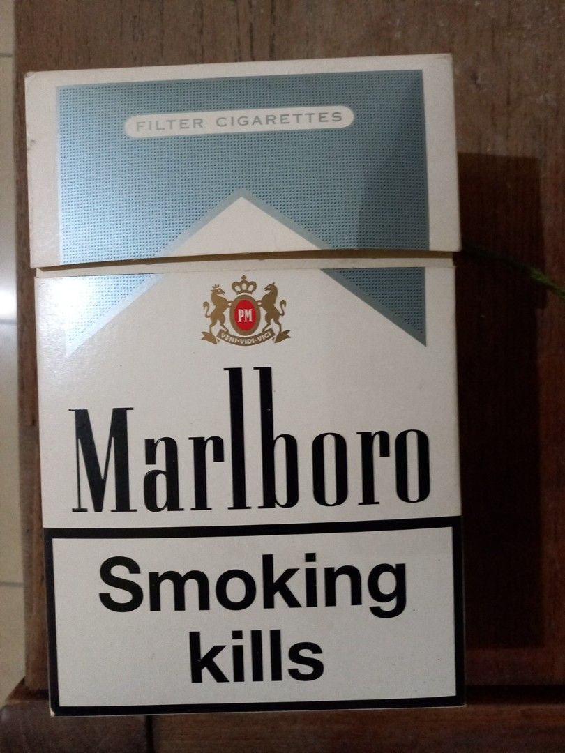 Kotak rokok Marlboro ultra lights jumbo import, Antik, Pajangan di ...