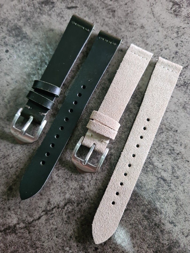 Leather Straps (16mm), Luxury, Watches on Carousell
