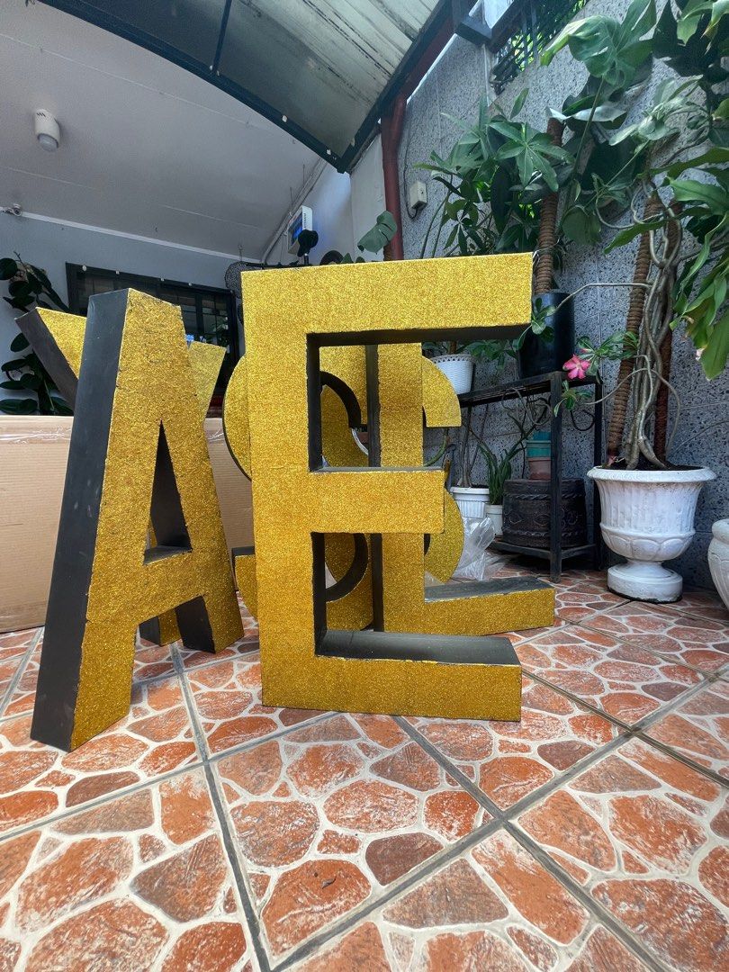 Letter Standee, Hobbies & Toys, Stationary & Craft, Occasions & Party ...