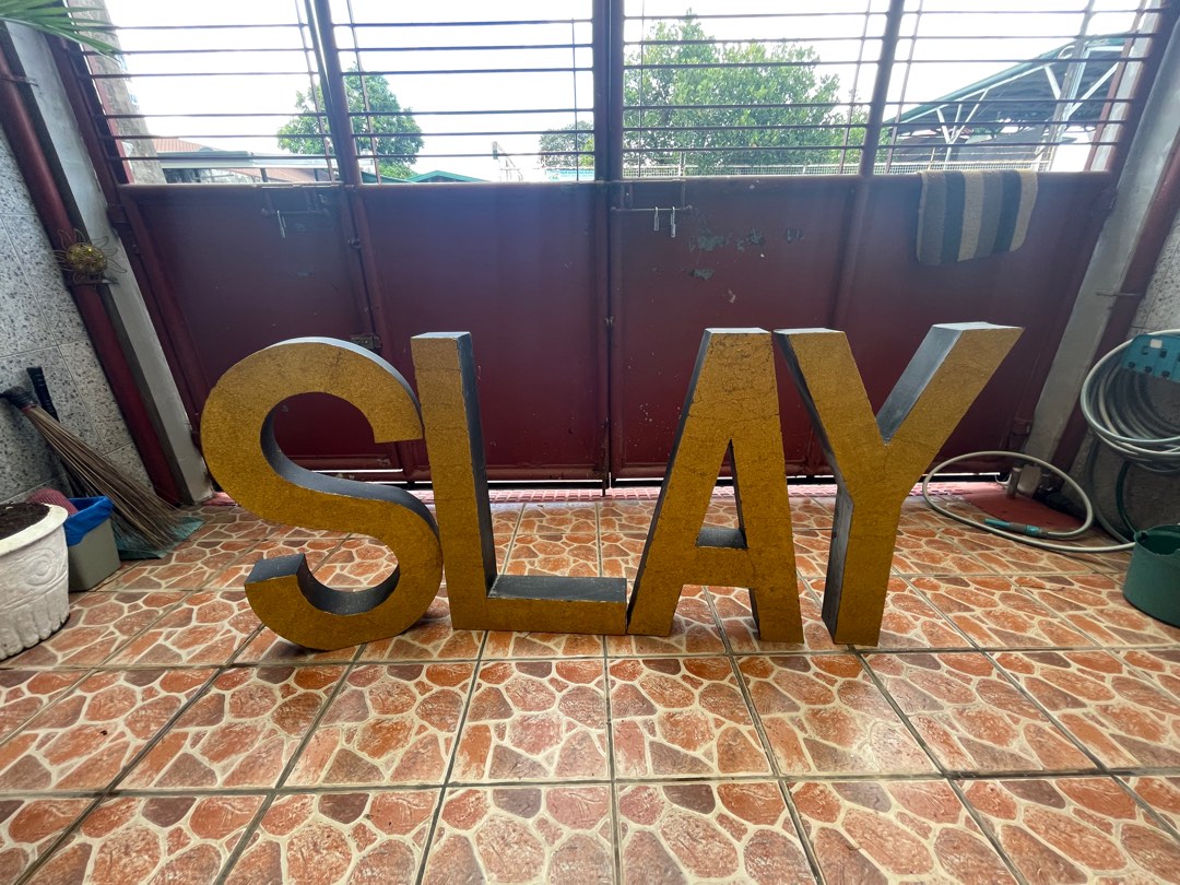 Letter Standee, Hobbies & Toys, Stationary & Craft, Occasions & Party ...