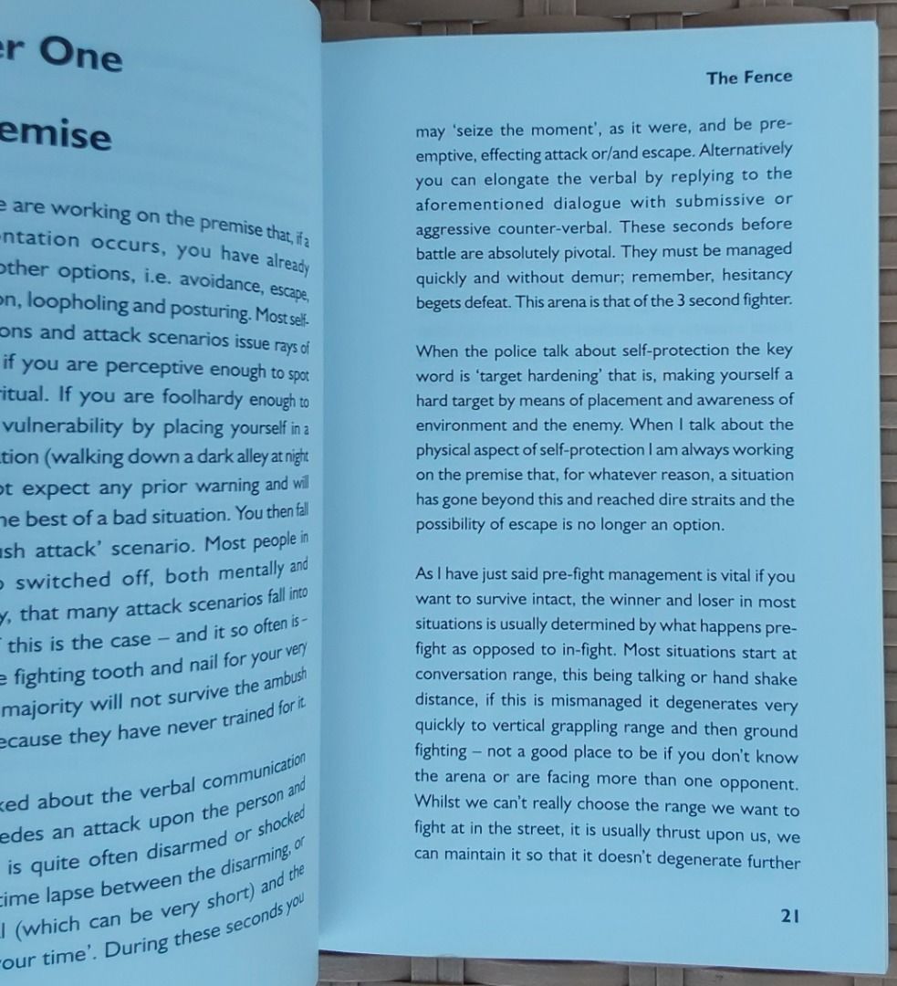 ***LIKE NEW*** MARTIAL ARTS - The Fence by Geoff Thompson, 2000 ...