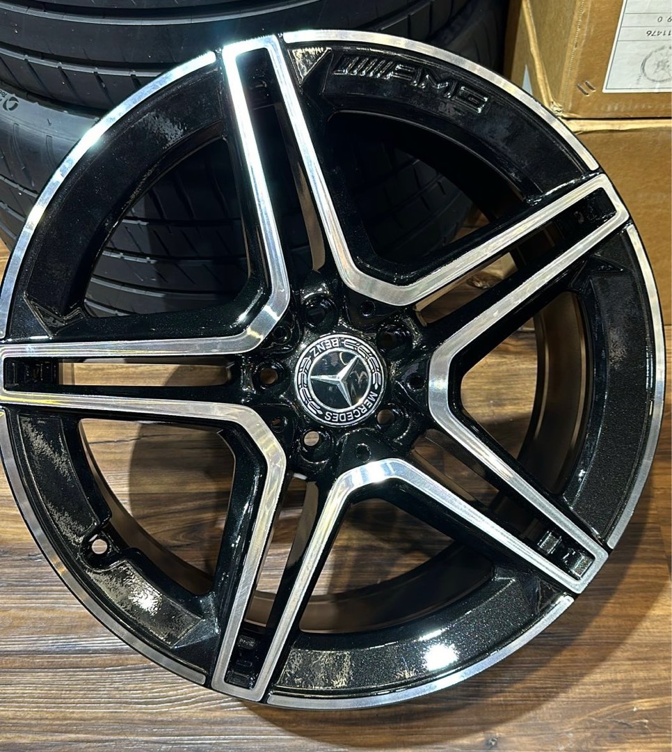 Mercedes AMG 19” Rims, 5x112, 19”x8”, 19"x9", Offset 33, 28, Car ...