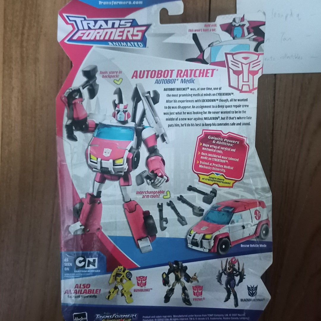 MISB Autobot Ratchet TF Animated Deluxe transformers toy, Hobbies ...