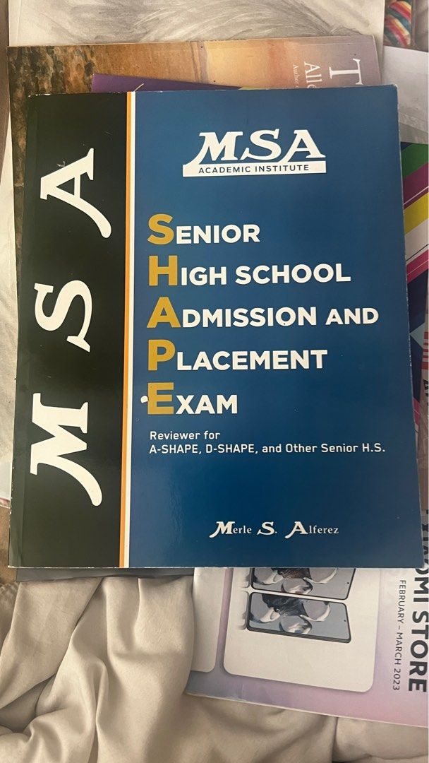 MSA SHAPE Reviewer for SHS A Shape, D SHAPE, Hobbies & Toys, Books ...