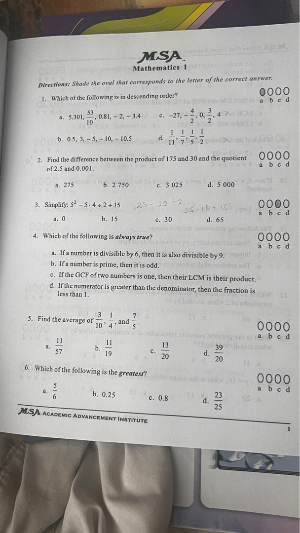 MSA SHAPE Reviewer for SHS A Shape, D SHAPE, Hobbies & Toys, Books ...