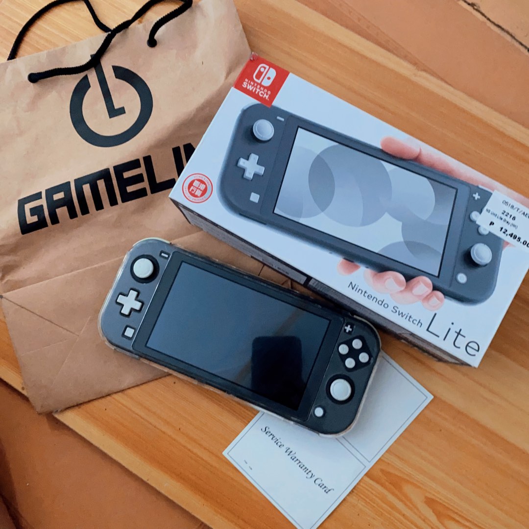 Nintendo Switch Lite Grey, Video Gaming, Video Game Consoles, Nintendo ...