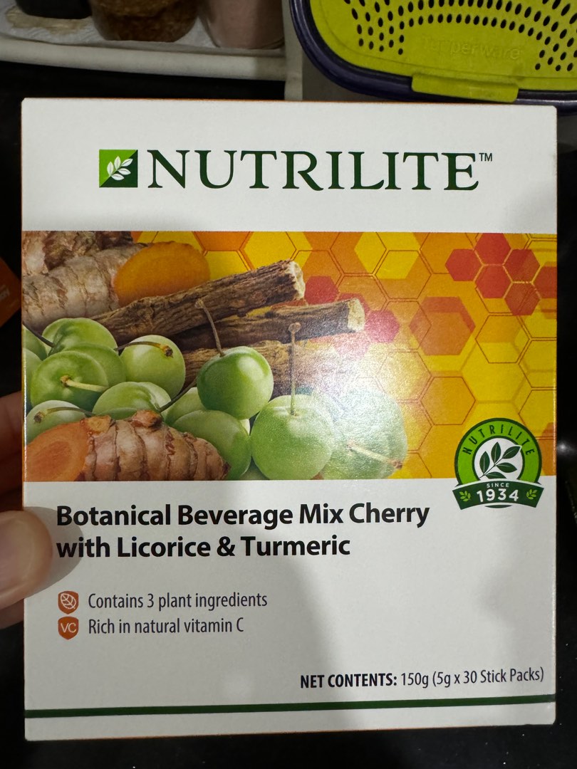 Nutrilite botanical beverage mix cherry, Health & Nutrition, Health ...