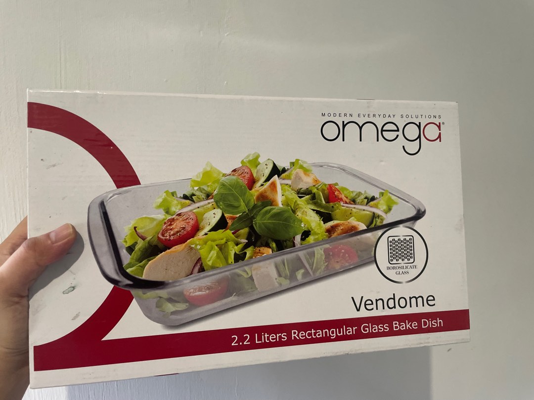 Omega Vendome 2.2L Rectangular Bake Dish, Furniture & Home Living ...