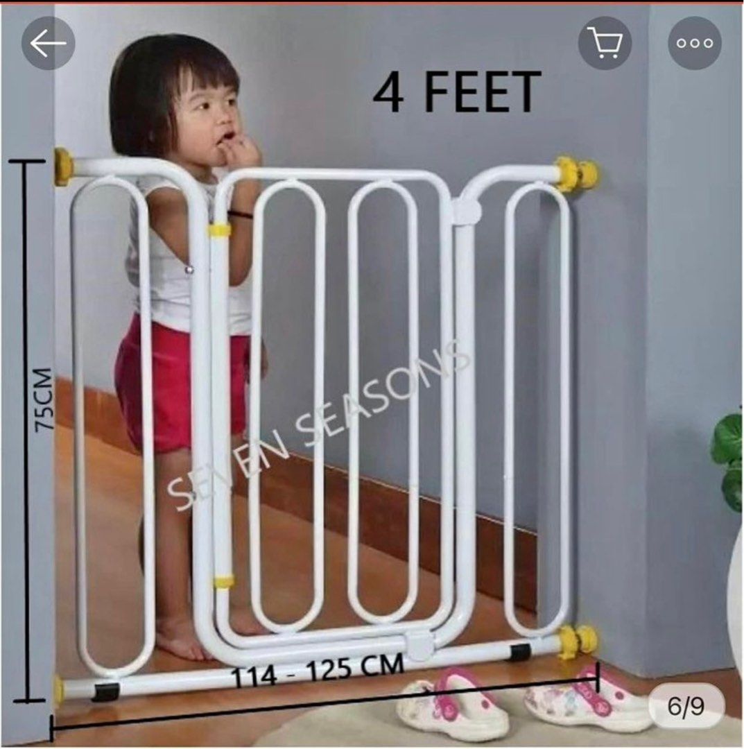 Pagar baby/ baby safaty gate 114-125cm, Furniture & Home Living ...