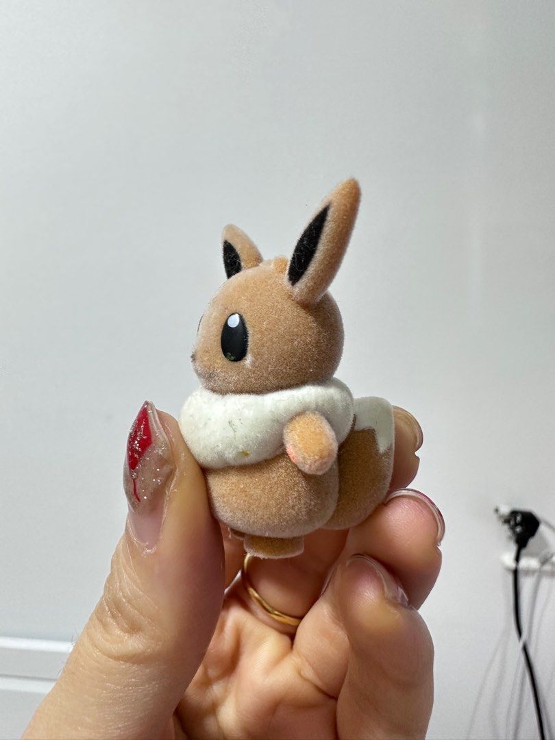 Limited Edition Pokemon Pikachu & Eevee Fluffy Figure, Hobbies & Toys ...