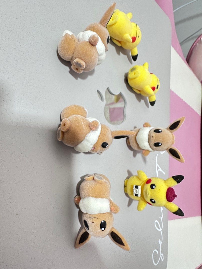 Limited Edition Pokemon Pikachu & Eevee Fluffy Figure, Hobbies & Toys ...