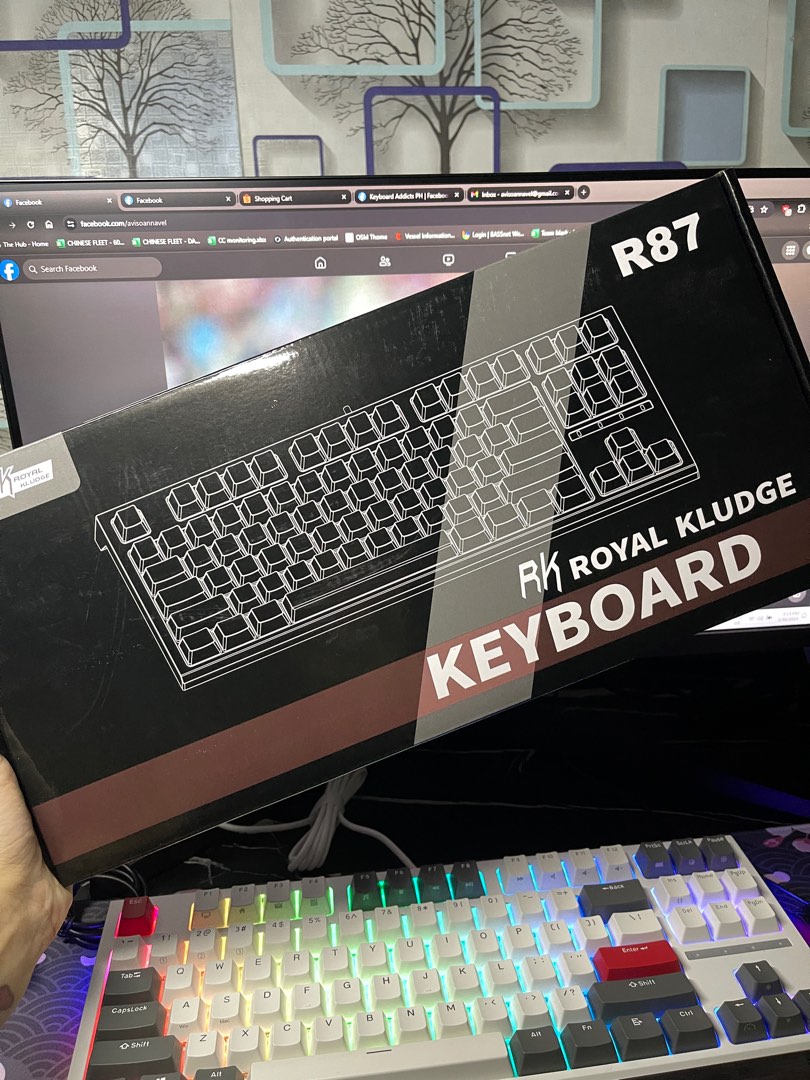 Royal Kludge R87, Computers & Tech, Parts & Accessories, Computer ...