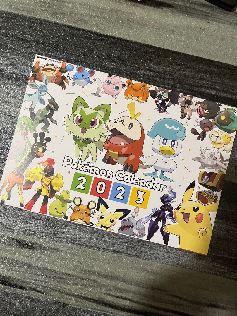smart Magazine with included Pokemon Scarlet Violet 2023 Calendar ...