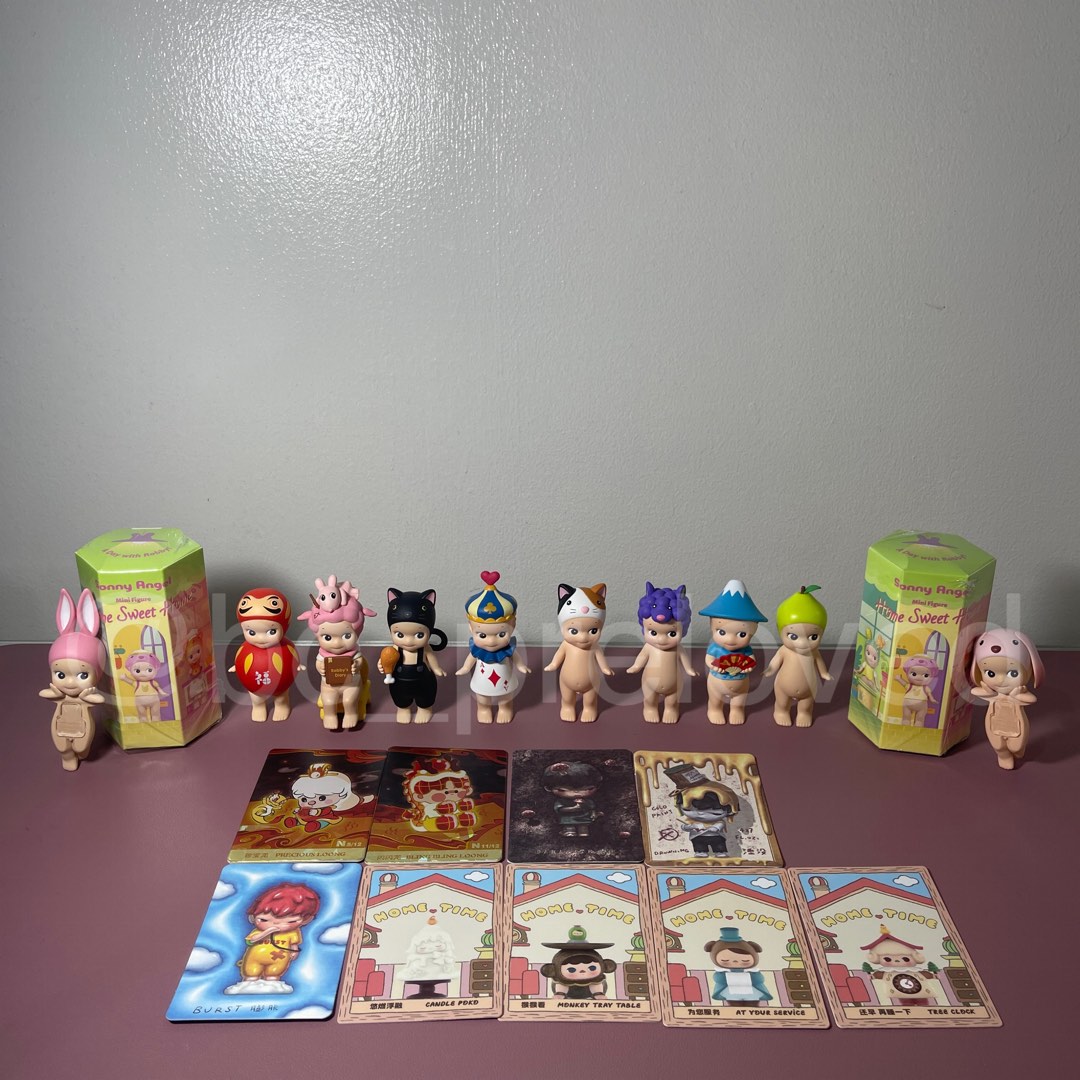 Sonny angel diary time black cat red daruma lop ear hipper rabbit ...