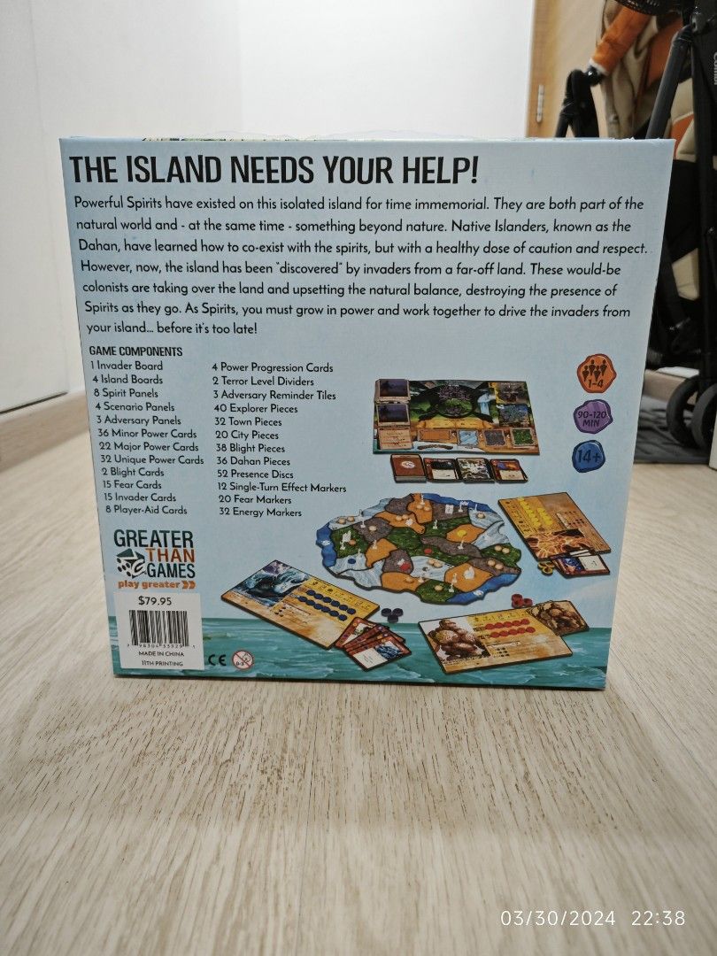 Spirit Island boardgame, Hobbies & Toys, Toys & Games on Carousell