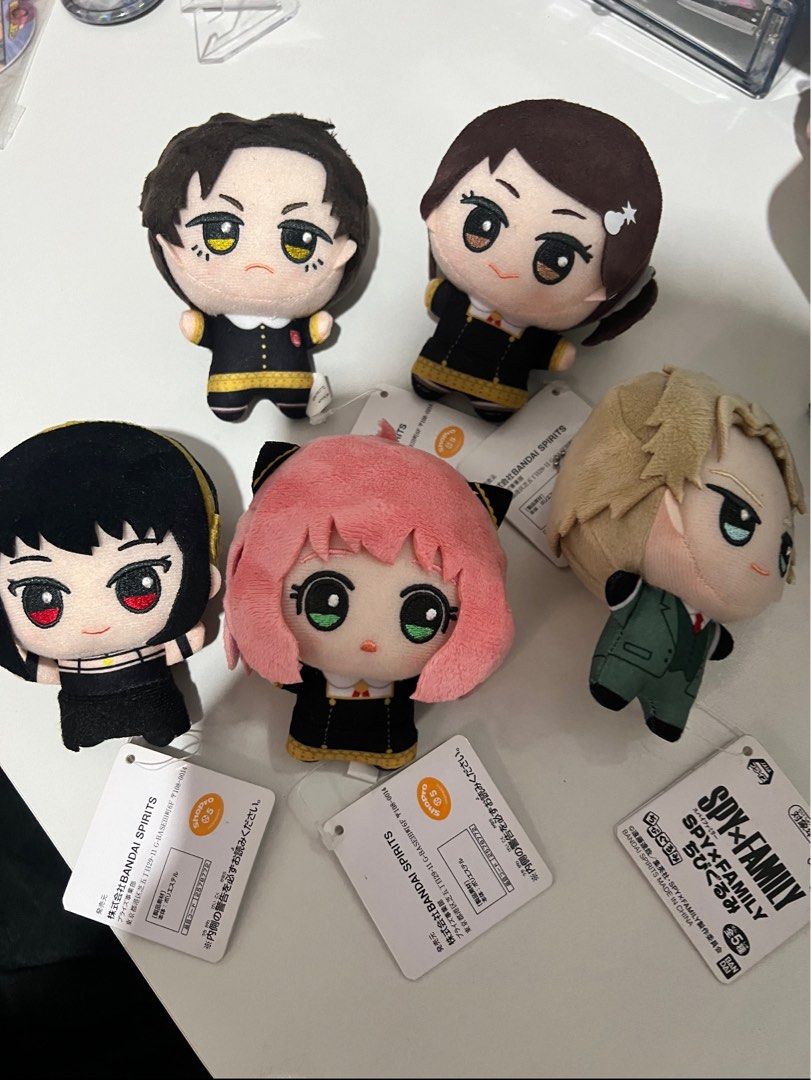 Spy x Family/spyxfam Chibigurumi plush set, Hobbies & Toys, Toys ...
