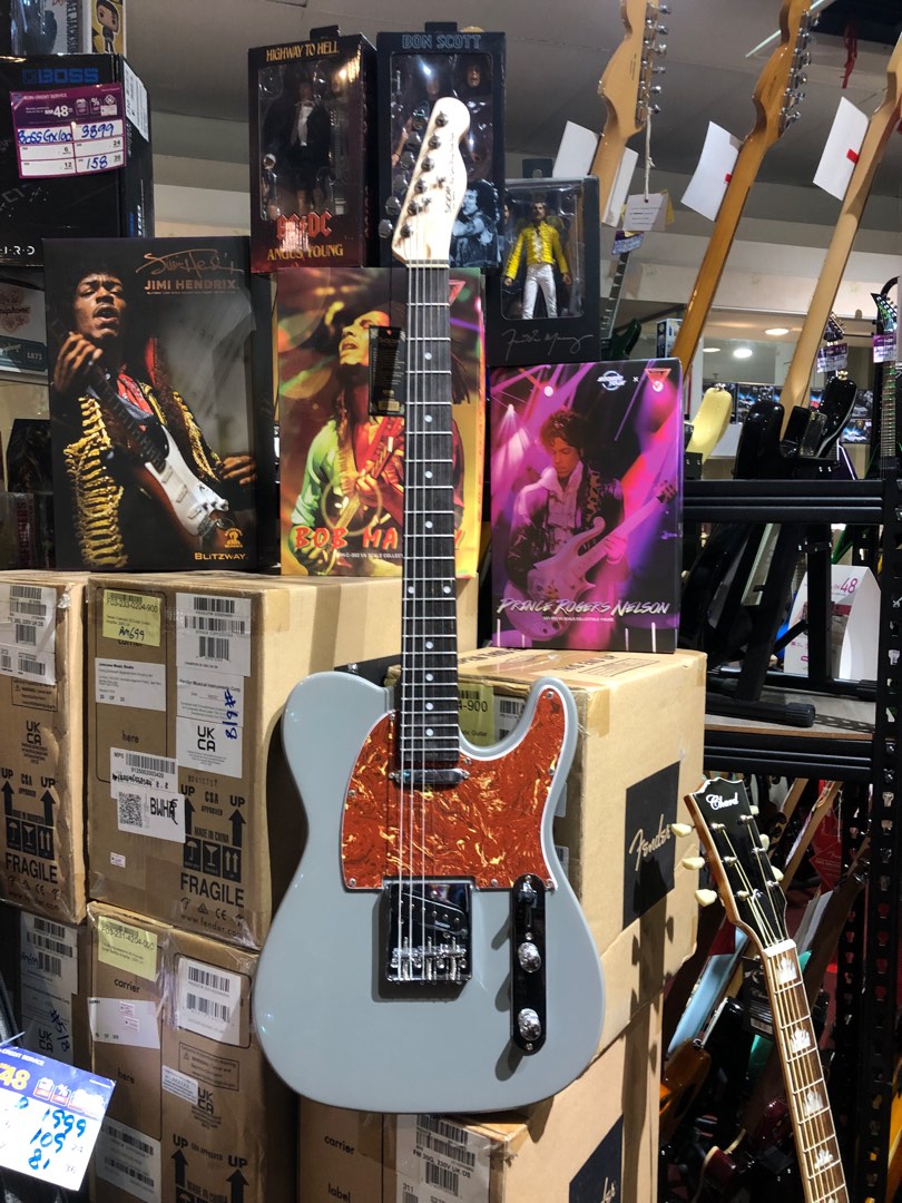 SQOE SETL300 Telecaster Body Design SS Pickup Electric Guitar Rosewood ...