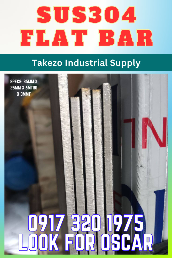 SUS304 FLAT BAR, Commercial & Industrial, Construction & Building ...