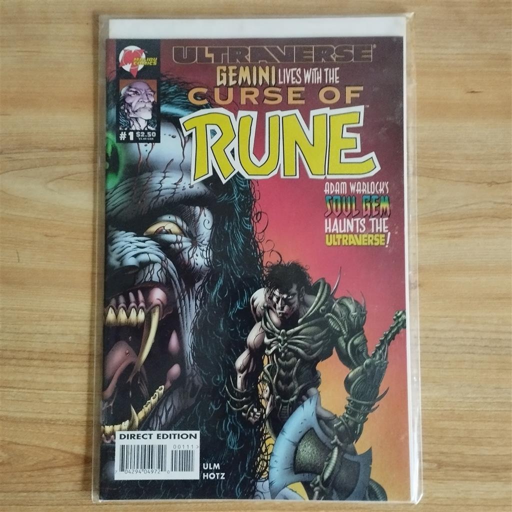 Ultraverse Curse of Rune cover 2 #1 malibu COMICS |ACTUAL PICS ARE ...