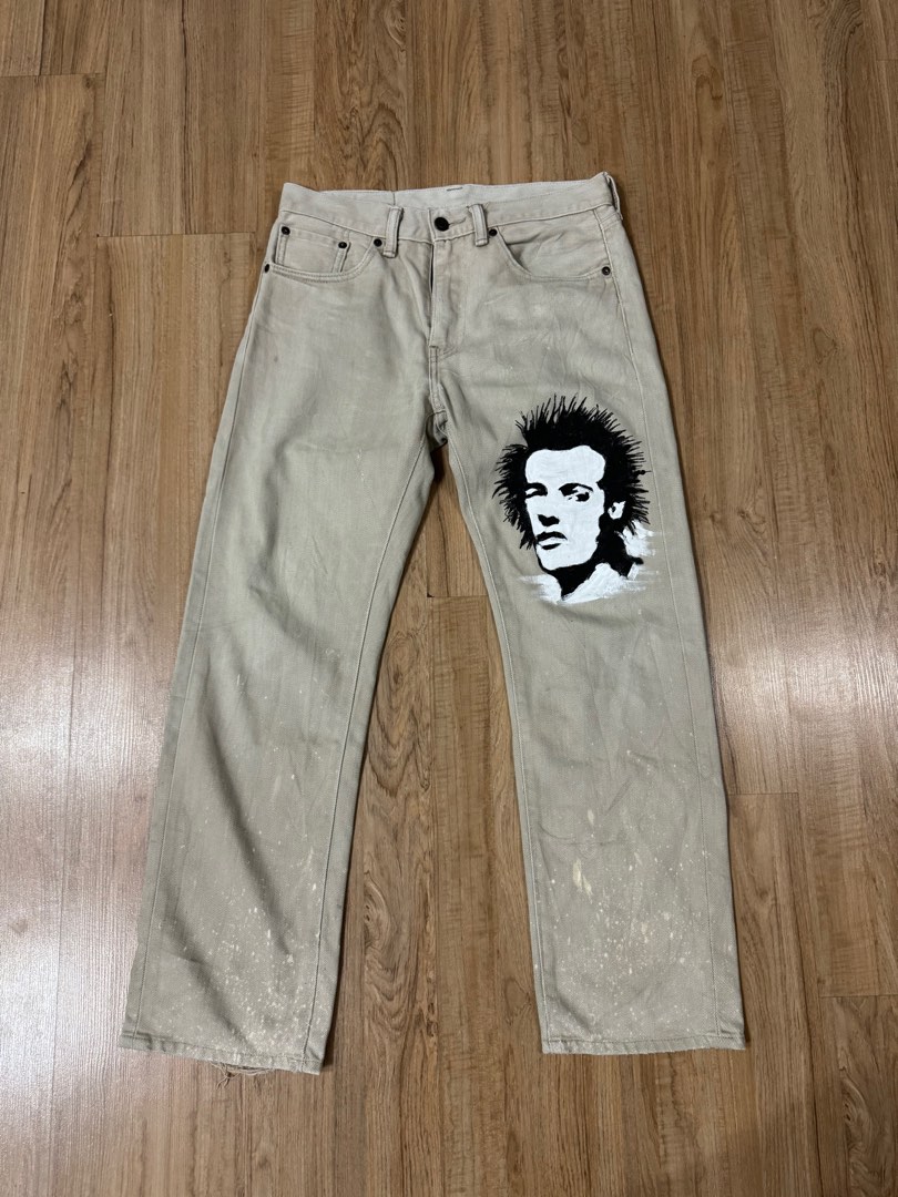 VINTAGE LEVIS 505 CUSTOM PUNK JEANS, Men's Fashion, Bottoms, Jeans on ...