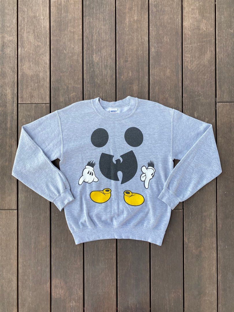 VTG Mickey Mouse X Wutang Rapper, Men's Fashion, Tops & Sets, Hoodies ...