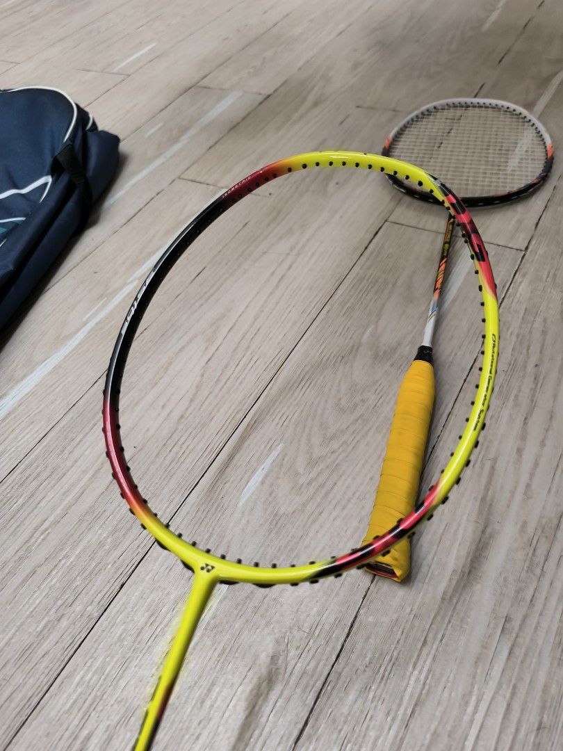 yonex and lining racquet with bag, Sports Equipment, Sports & Games ...
