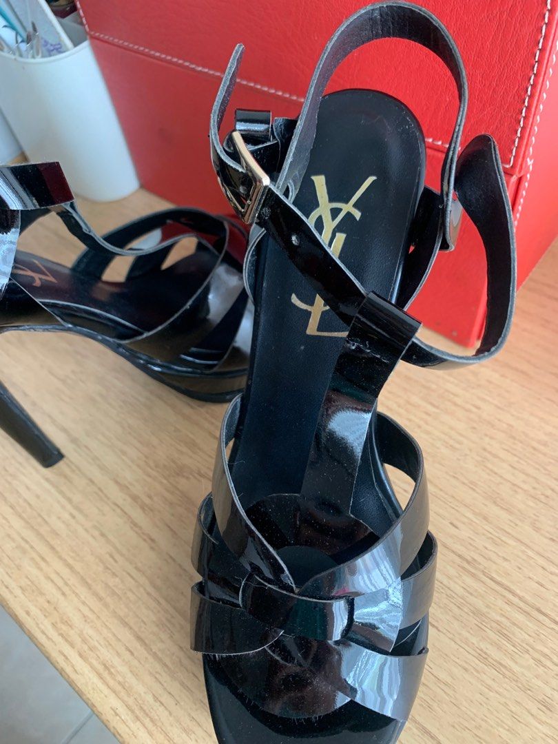 YSL saint laurent heels, Fesyen Wanita, Sepatu di Carousell
