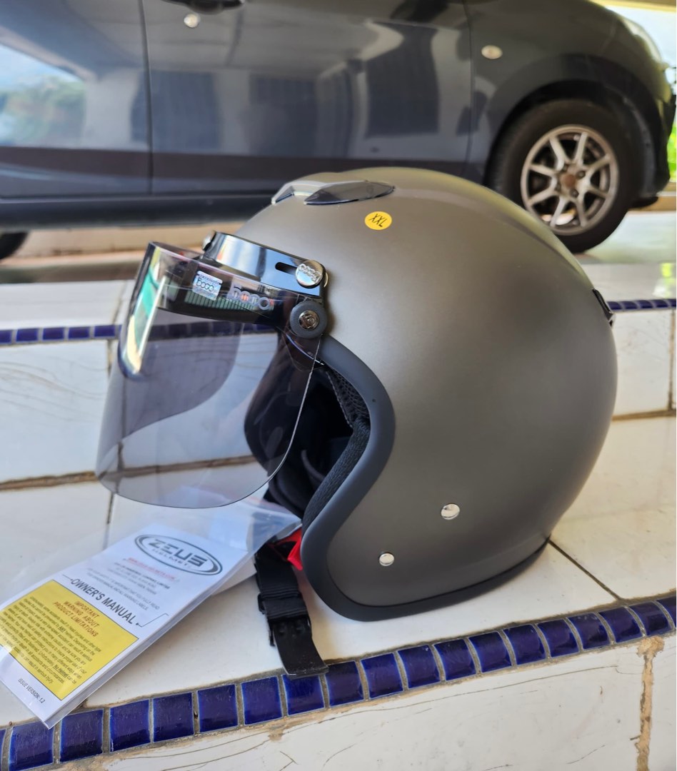 Zeus Helmet Saiz XXL, Health & Nutrition, Braces, Support & Protection ...