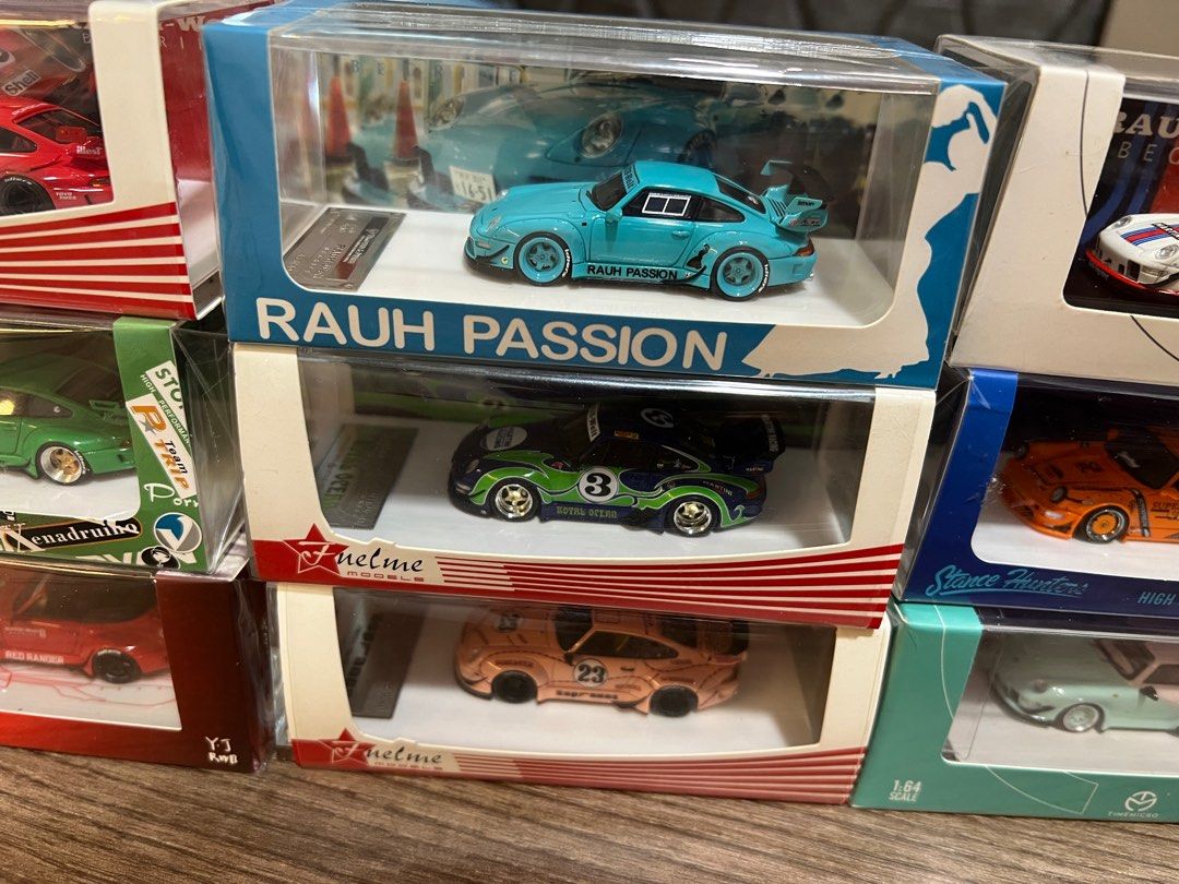 1/64 Resin Porsche 911 RWB Model Cars Diecast Resin FuelMe T&P Time ...