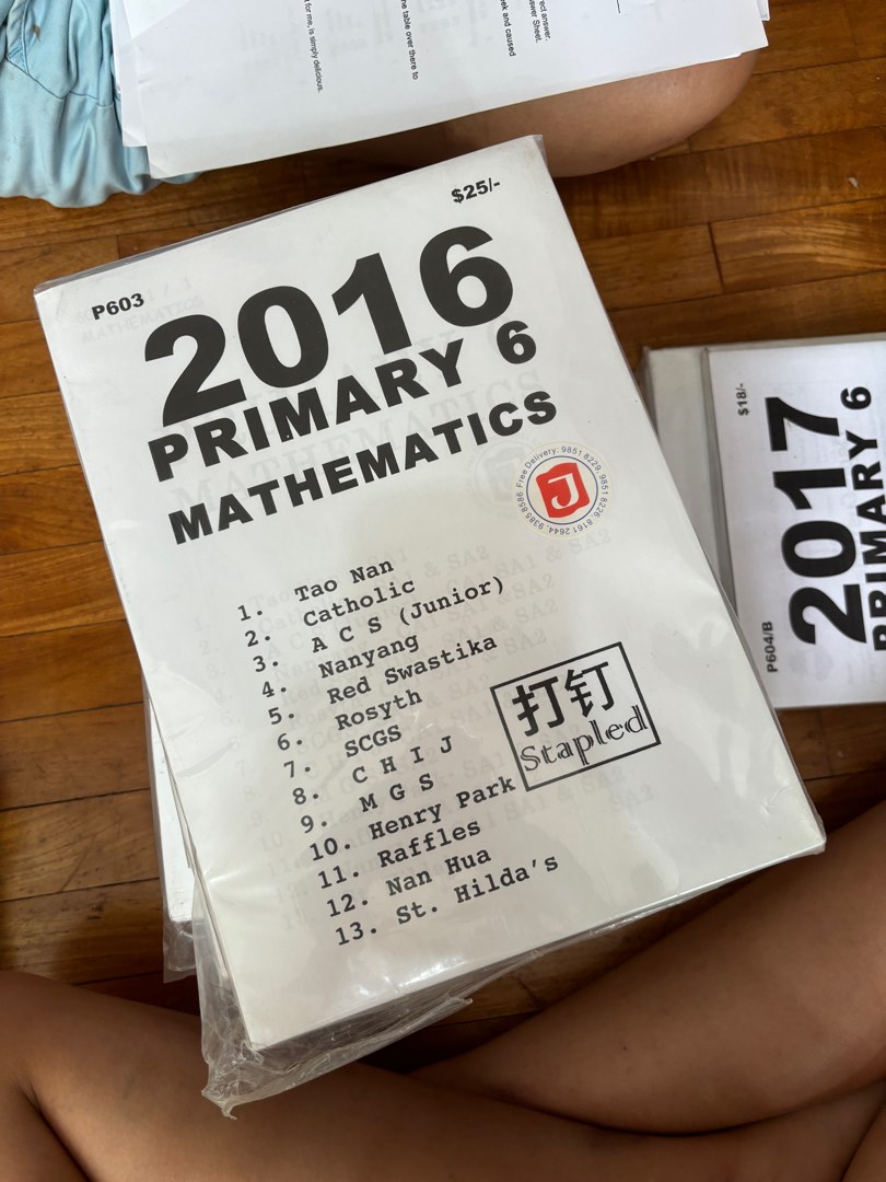 2016 P6 MATHS EXAM PAPERS, Hobbies & Toys, Books & Magazines ...