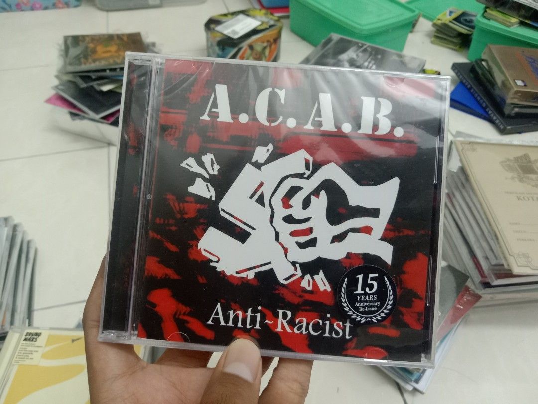 Acab - anti racist, Hobbies & Toys, Music & Media, CDs & DVDs on Carousell